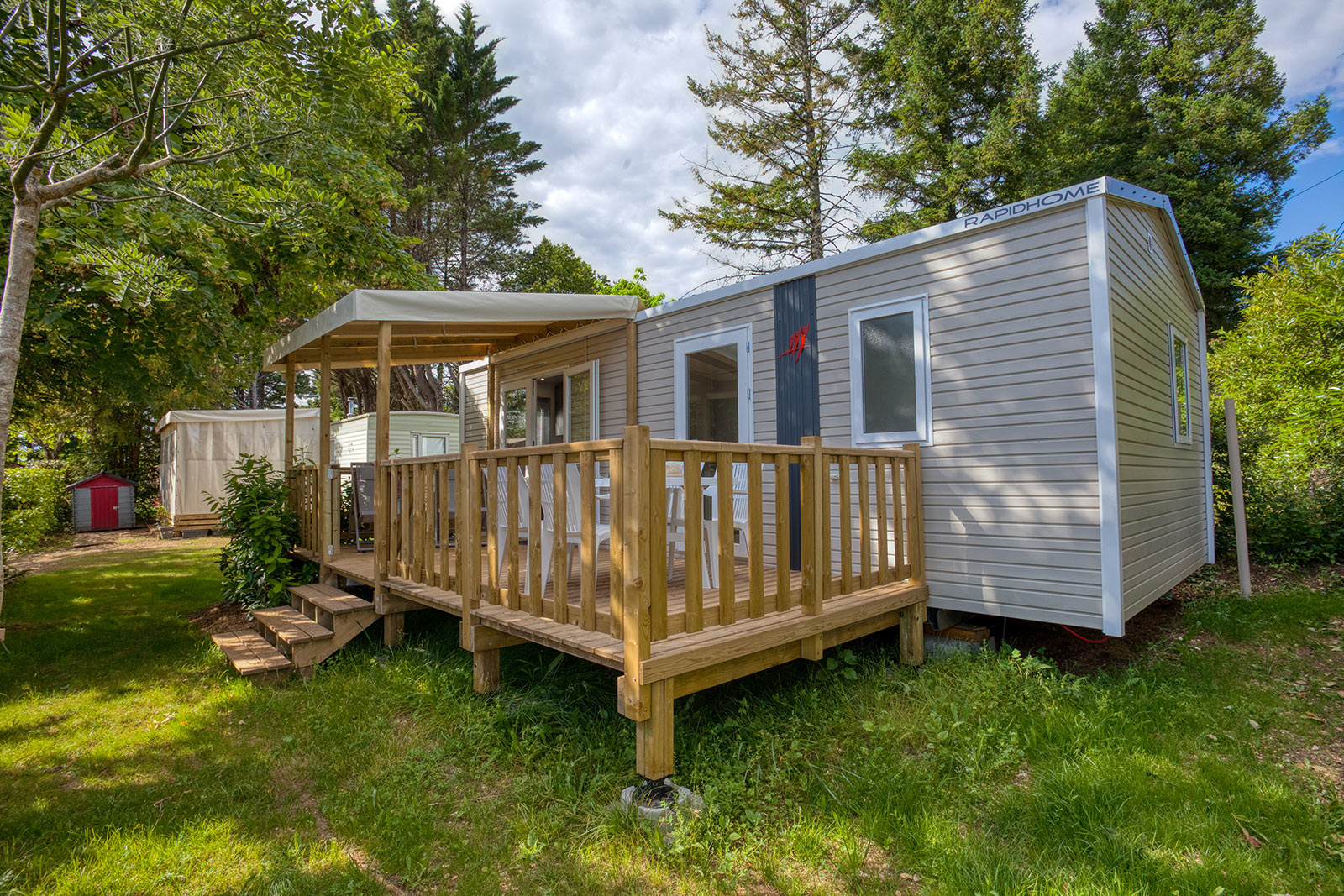 Mobilhome Confort 4 personnes - Camping Au P'tit Bonheur